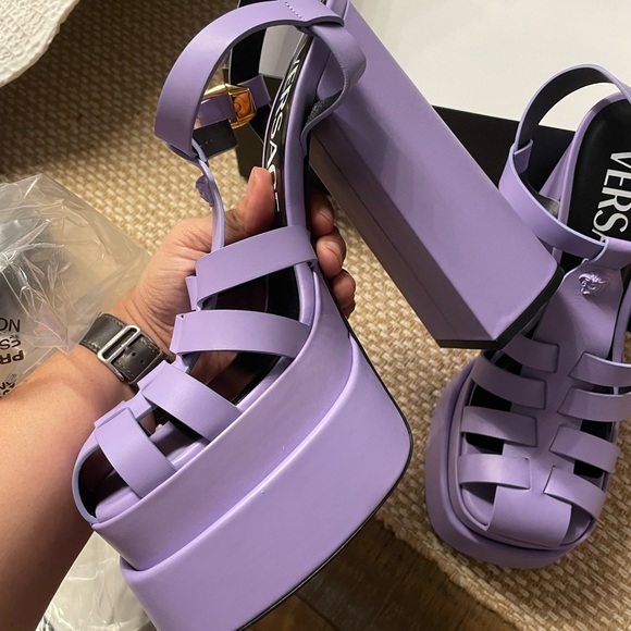 Versace | Shoes | Auth Nib Versace La Medusa Platform Sandals | Poshmark
